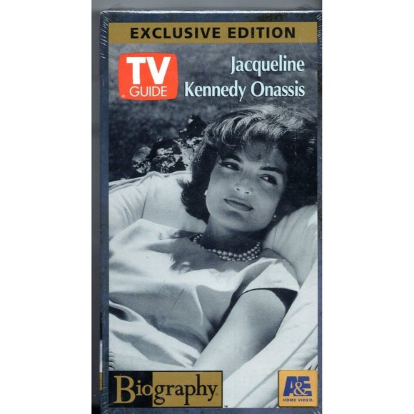 A&E/TV Guide | Media | Jacqueline Kennedy Onassis The Ae Biography Vhs ...